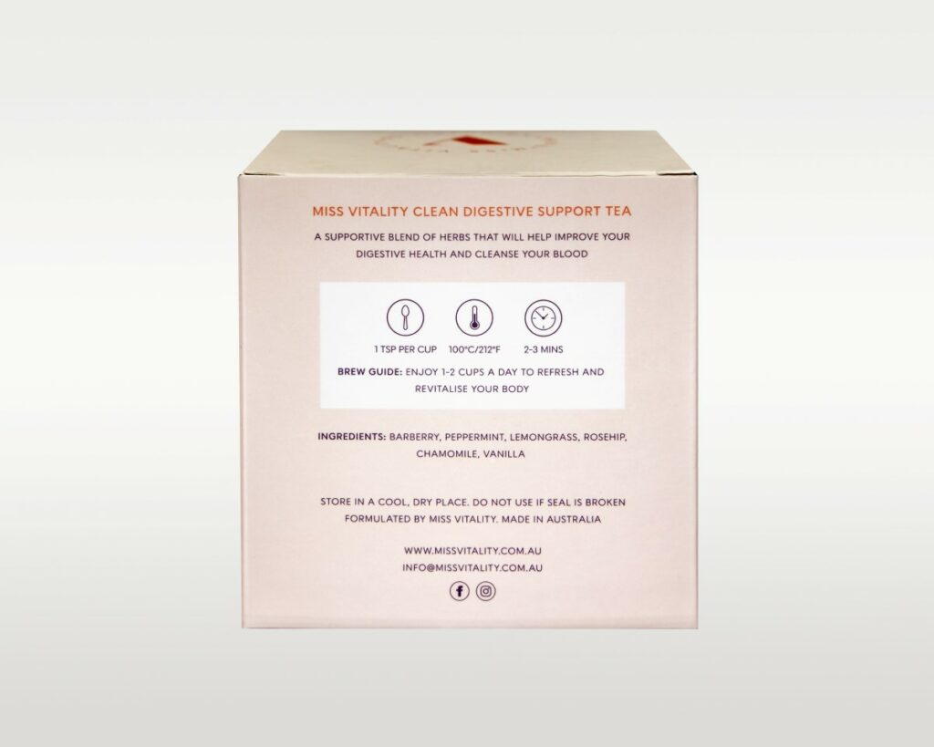 Clean Tea for Digestive Support | Miss Vitality